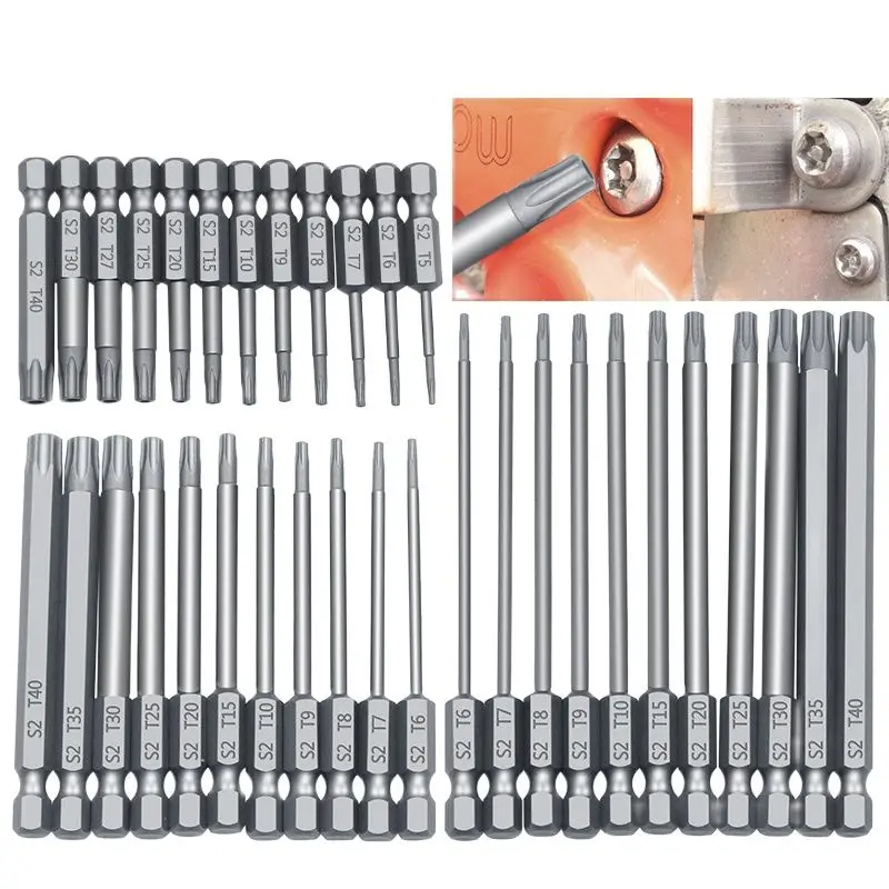 11pcs-12pcs-Security-Bit-Set-Tamper-Proof-Screwdriver-Drill-Bit-Screw ...