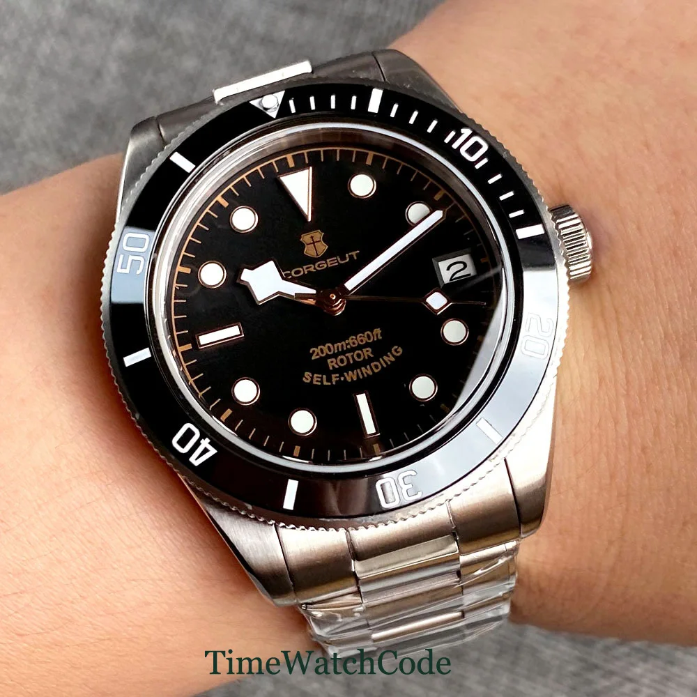 Corgeut-39mm-Automatic-Watch-for-Men-NH35-Movement-Sapphire-Crystal-Auto-Date-316L-Bracelet ...