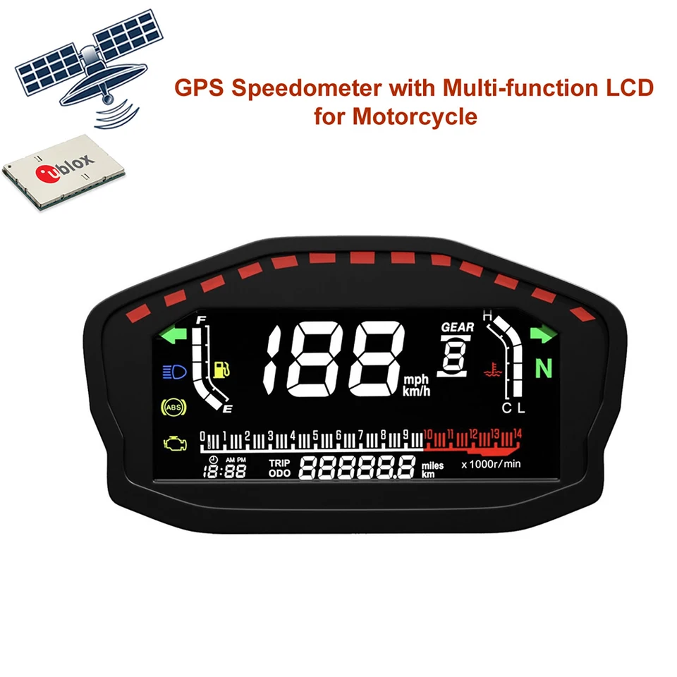 Universal Digital Speedometer For Bike