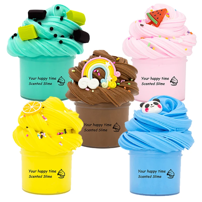 70ml-New-Fluffy-Butter-Slime-Kit-Birthday-Gifts-Slime-Set-Non-Sticky ...