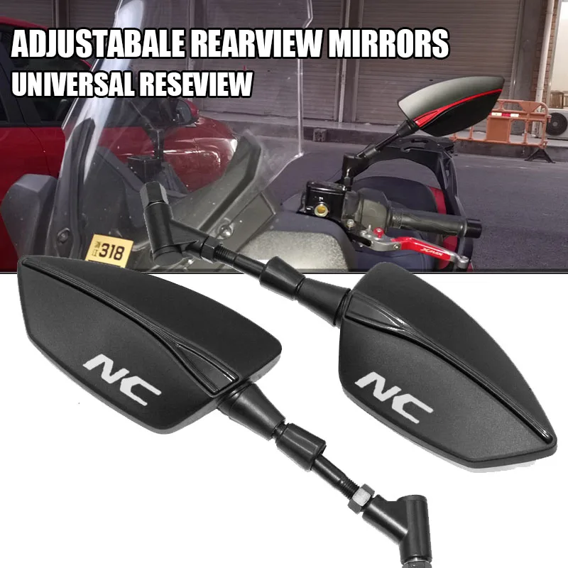 Motorcycle Side Rear View Rearview Mirrors For NC700 NC700S NC700X ...