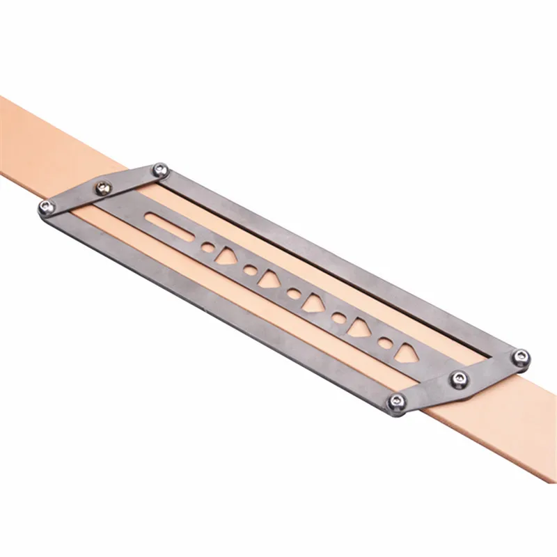 1Pcs-DIY-Adjustable-Manual-Leather-Auxiliary-Ruler-Belt-Positioning ...