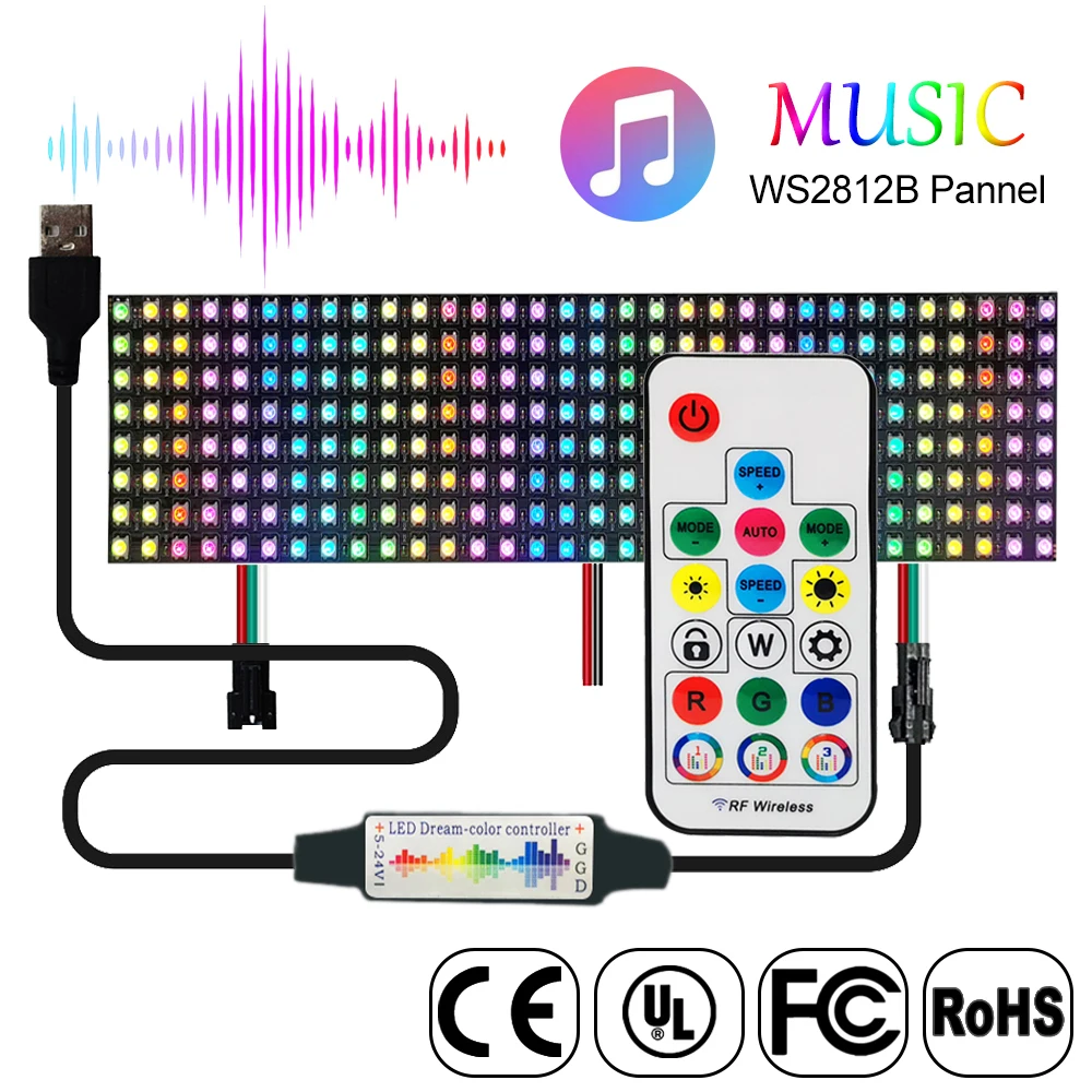 WS2812B-RGB-Led-Digital-Flexible-Individually-Addressable-Panel-Light ...