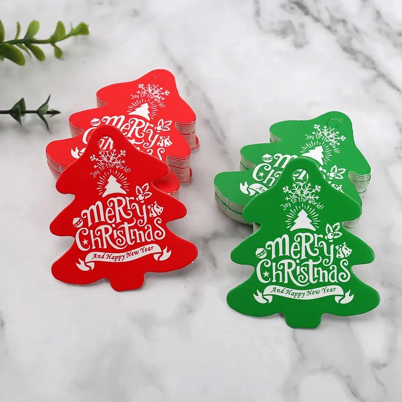 100pcs-Merry-Christmas-Gift-Tags-Xmas-Tree-Round-Shape-White-Card-Tag ...