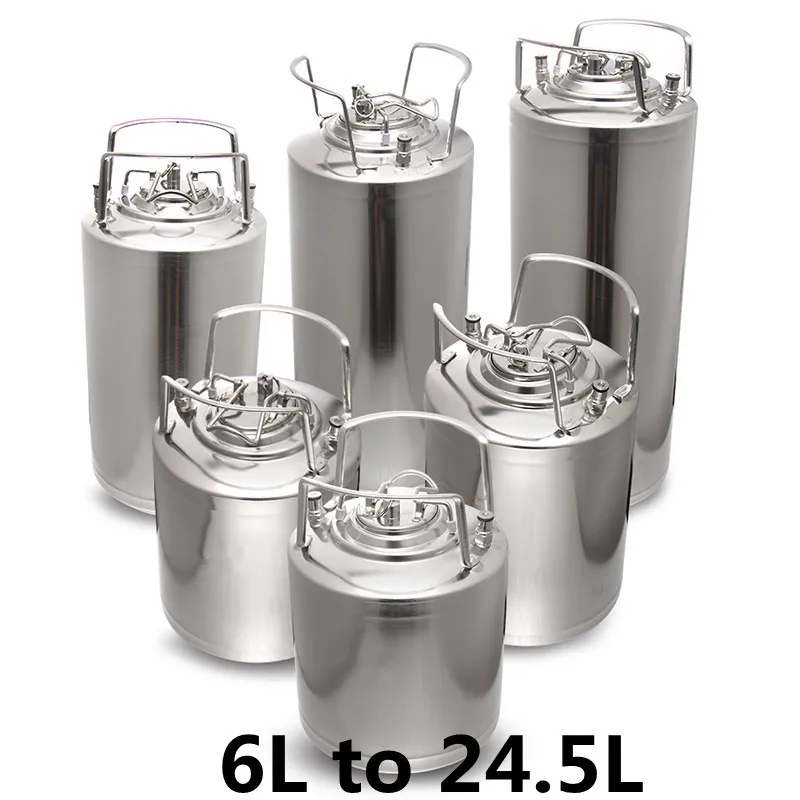 304 Stainless Steel Nitrogen Coffee Pot Beer Keg Ball Lock Pressurize ...
