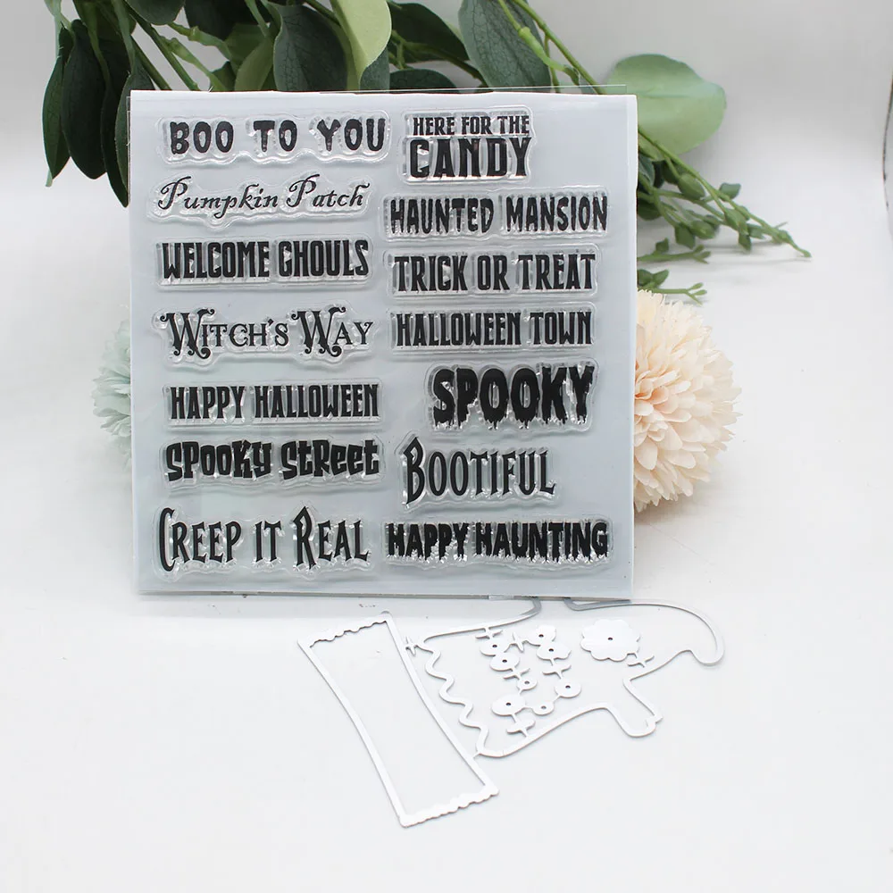 KSCRAFT-Halloween-Ghost-Stamp-and-Cutting-Dies-Stencils-for-DIY ...