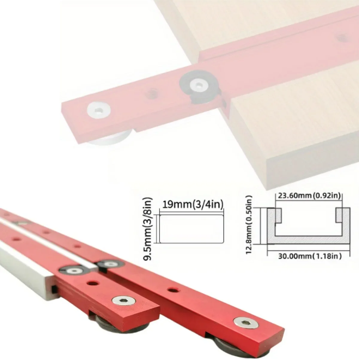 1pc-2pcs-Aluminium-Alloy-T-track-Slot-Miter-Track-and-Miter-Bar-Slider ...