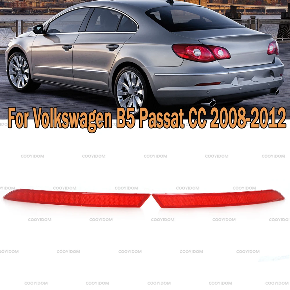 Car-Rear-Bumper-Brake-Lights-Reflector-Lamp-For-Volkswagen-VW-B5-Passat ...