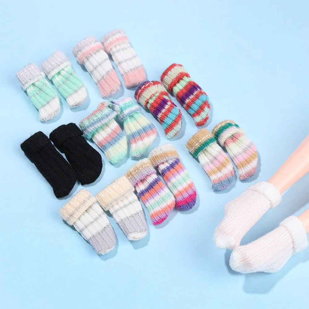 1/3 Doll Socks Fashion Stripe Blyth Doll Stocking Suitable For Licca ...