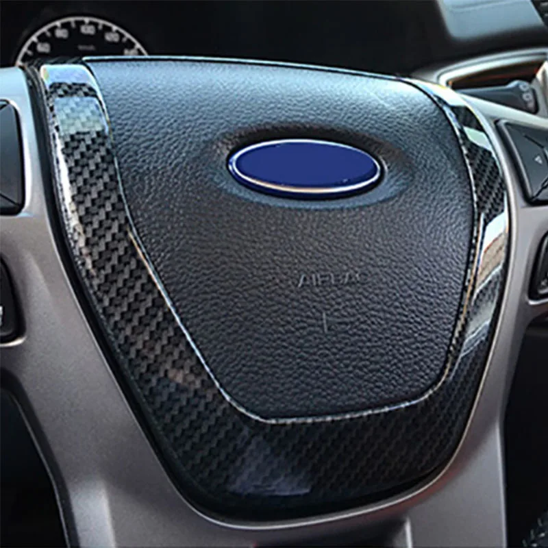Cubierta decorativa para marco de volante de color de fibra de carbono ...
