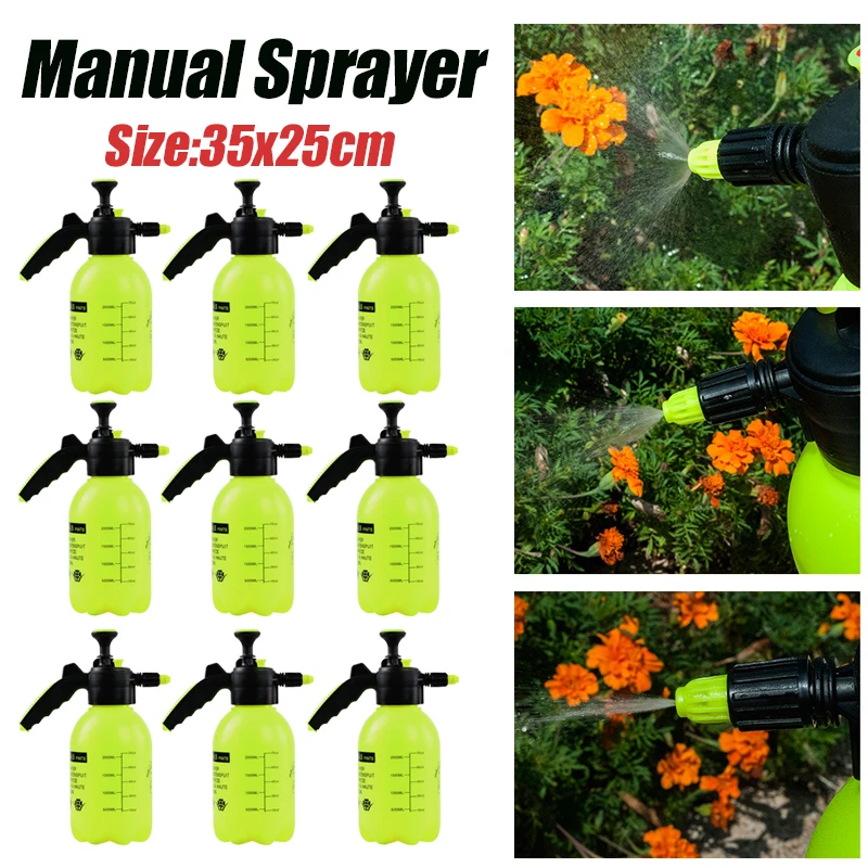 2L Pumped Pressure Sprayer Air Compression Pump Manual Pressure Sprayer ...
