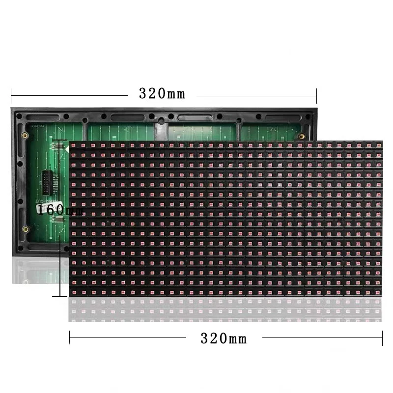 p10-Unit-board-32-16-points-outdoor-waterproof-rolling-red-led-display ...