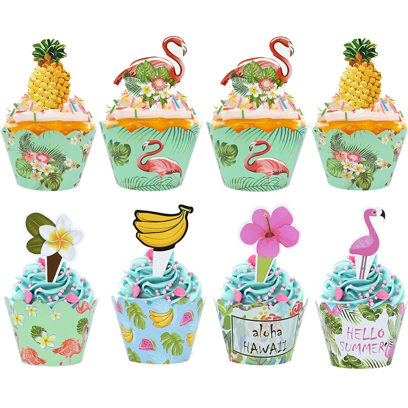 Beach Themed Cupcake Toppers