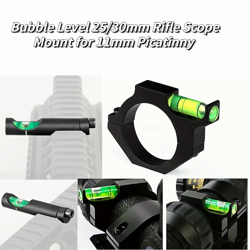 Tactical-Rifle-Airgun-Scope-Alloy-Spirit-Level-Bubble-for-25-4-21-2mm ...