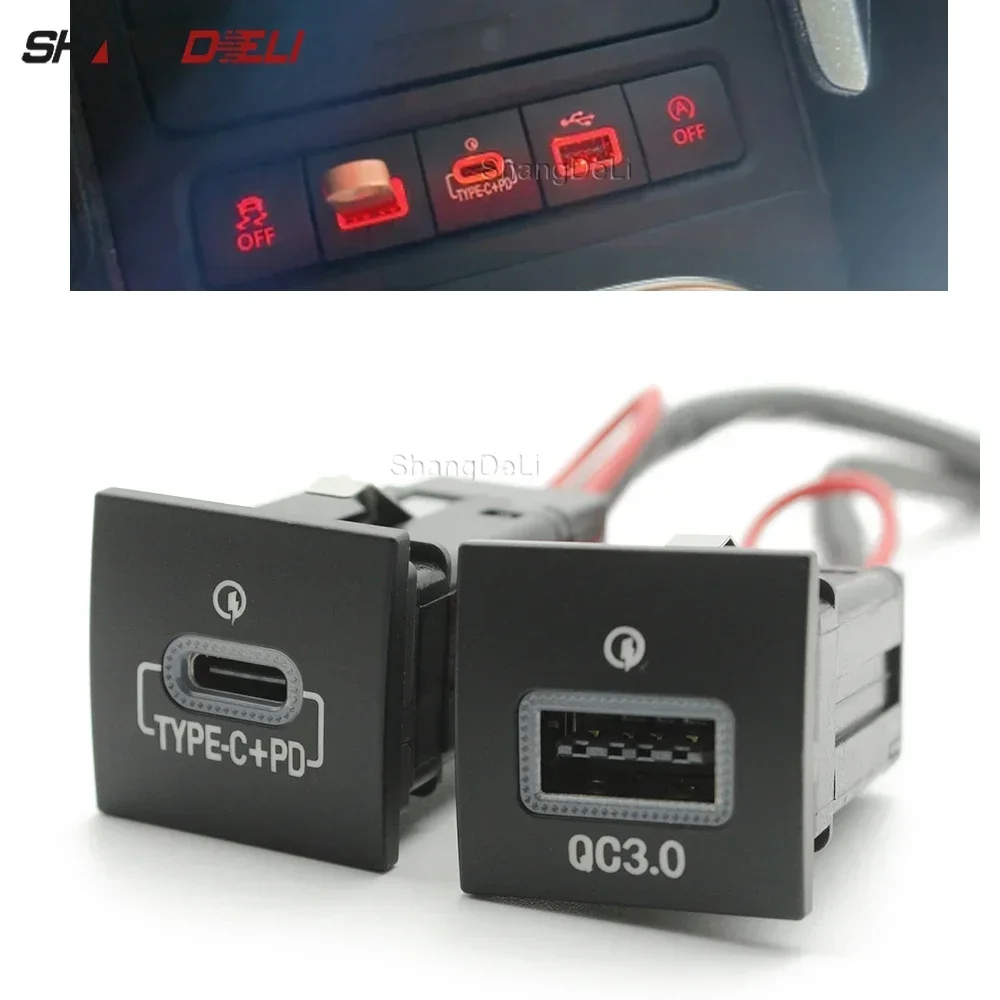 Quick-Car-Charger-Socket-12V-24V-USB-Charging-Outlet-Power-Adapter-QC3 ...