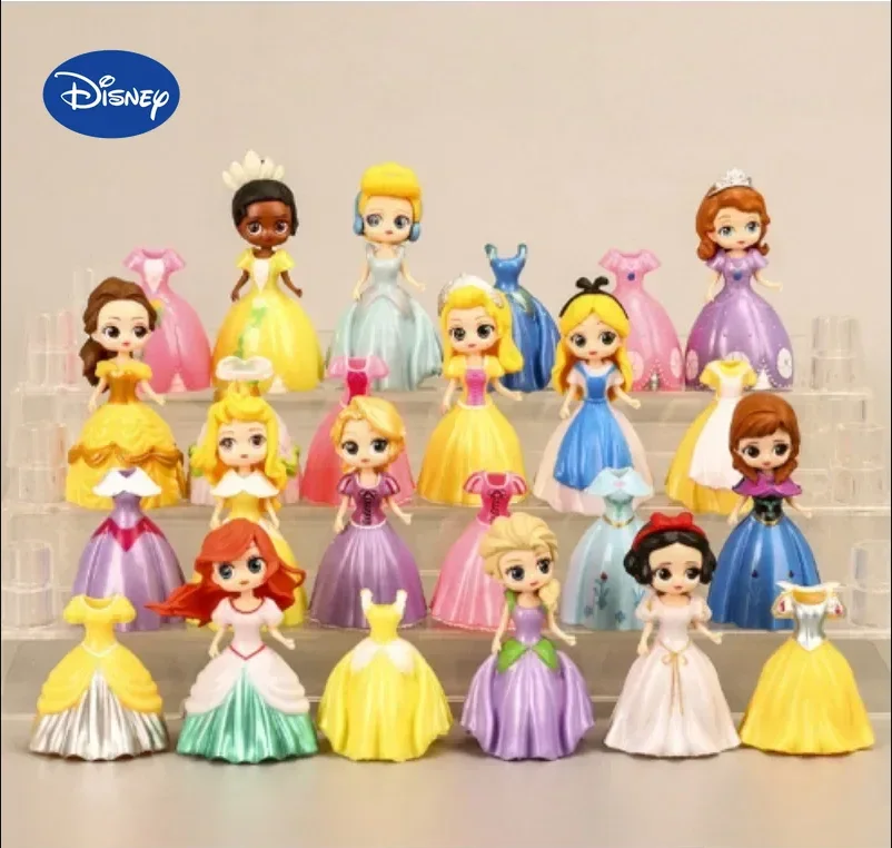 Disney-Princess-Frozen-Figure-Toys-Mermaid-Alice-Snow-White-Belle ...