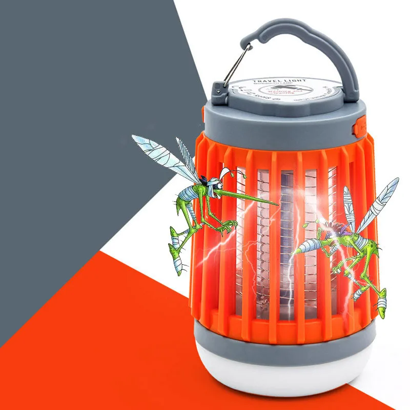 LAMPE ANTI-INSECTE,Solar Orange--Lampe Solaire Led Anti-moustiques N6 ...