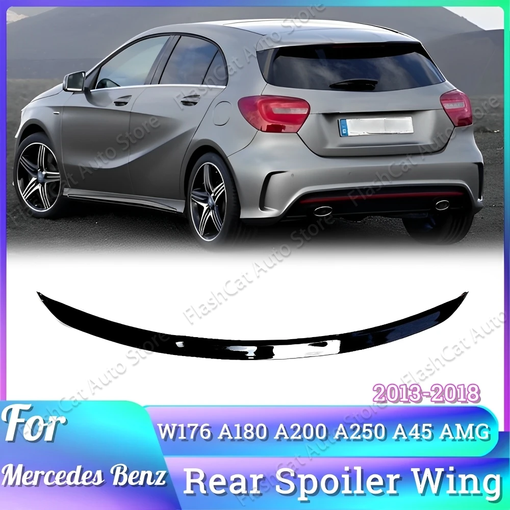 REAR-SPOILER-EXTENSION-WING-CAP-FOR-MERCEDES-A-CLASS-W176-A160-A180 ...