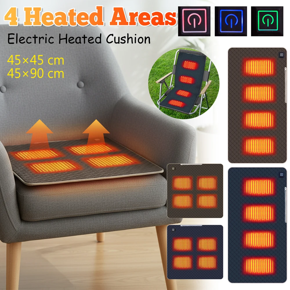USB Sleeping Electric Heating Pad Heated Blanket Heated Cushion 3-Level ...
