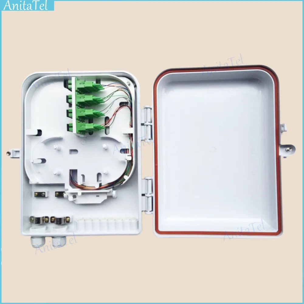 16 Core Optical Fiber Distribution Box 16 Port FTTH Fiber Optic Termination Box FTTH Fiber ...