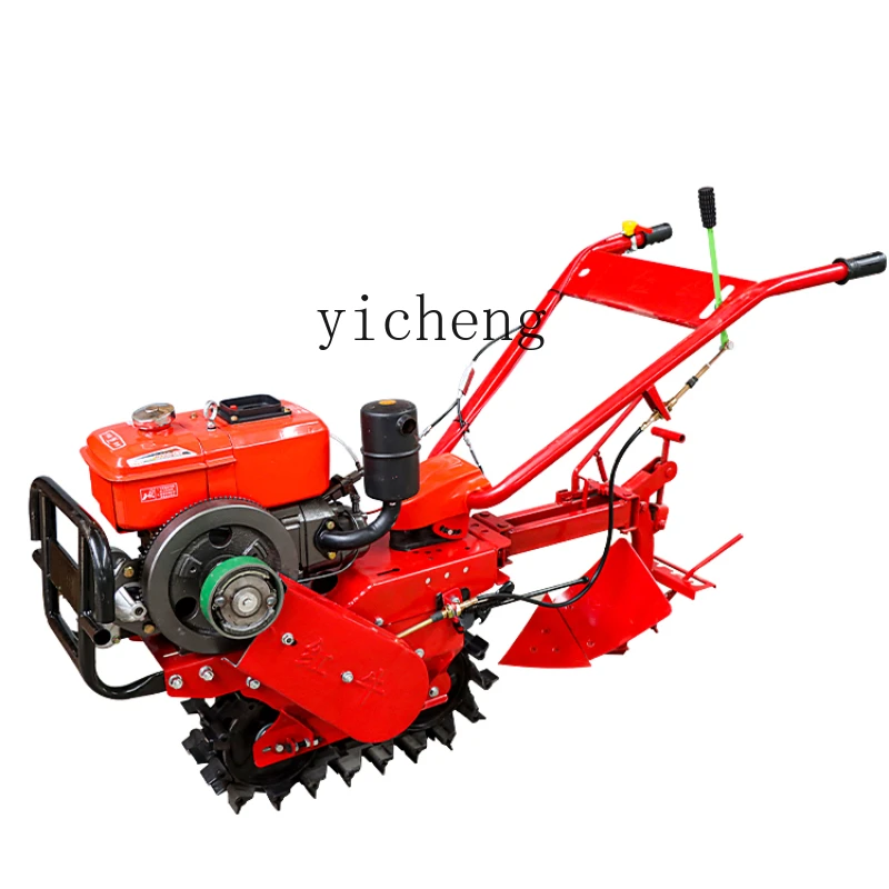ZC-Track-Chain-Track-Gasoline-Diesel-Mini-Tiller-Rotary-Tiller-Furrow ...