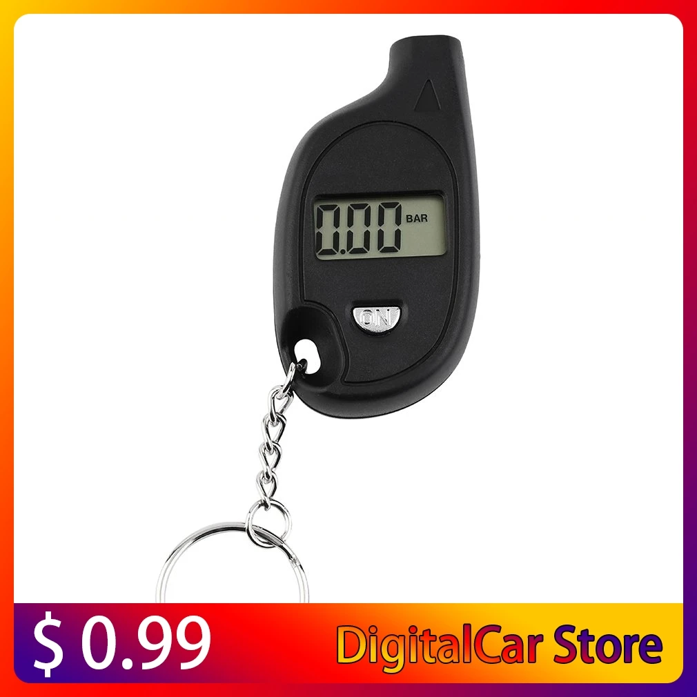 1pc-Mini-Portable-Keychain-LCD-Digital-Car-Tire-Tyre-Air-Pressure-Gauge ...