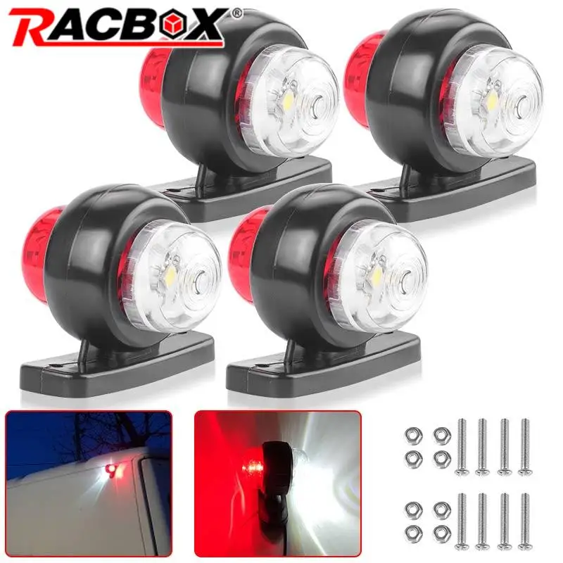 2pcs-Universal-Car-Truck-Trailer-LED-Side-Marker-Indicators-Light ...