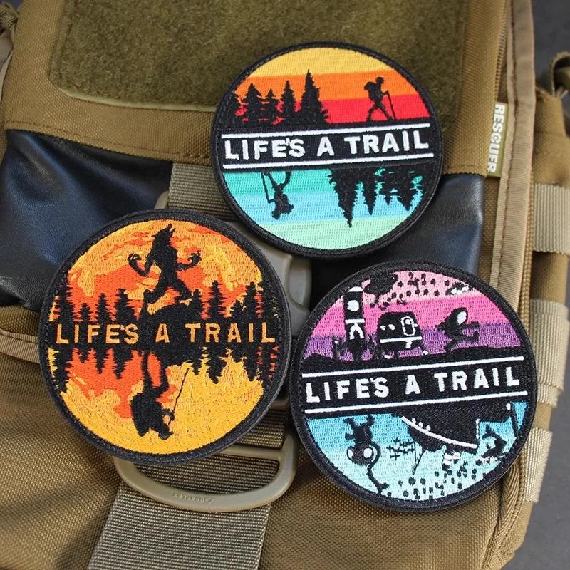 Personalidade-Patch-Rainbow-Style-Series-3D-Embroidery-Badge-LIFE-S-UM ...