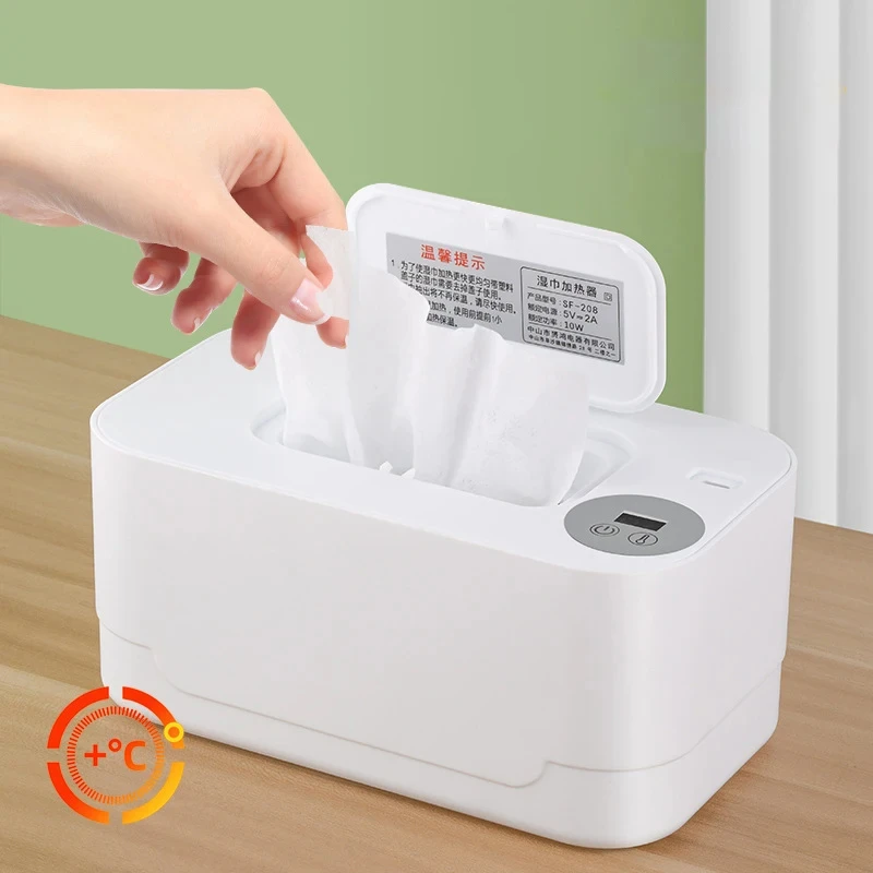 USB-Baby-Wipe-Warmer-LED-Light-Wet-Wipes-Keep-warm-Storage-Tissue-Box ...