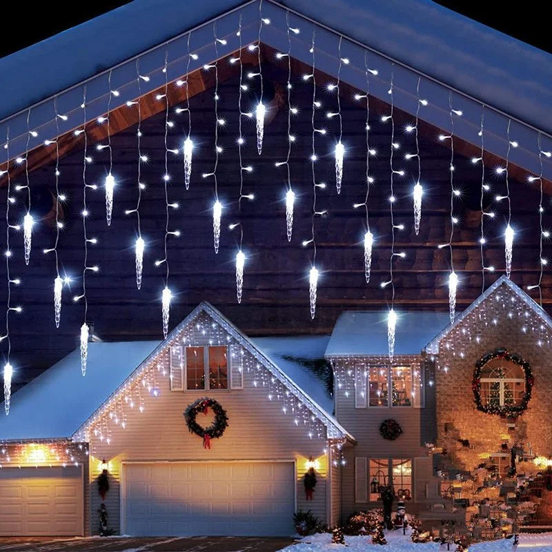 Droop-Hanging-LED-Ice-Piton-Fairy-String-Light-Curtain-Garland ...