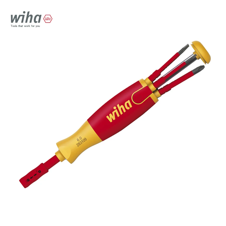 WIHA-6-in-1-Insulated-Slim-Line-Precision-Pop-Up-Screwdriver-Set-1000V-Electrician-Screwdriver ...