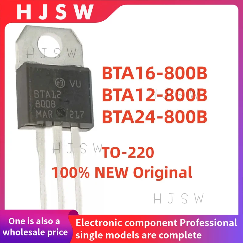10PCS 100% Brand New Original and Quality BTA16-800B BTA12-800B BTA24 ...