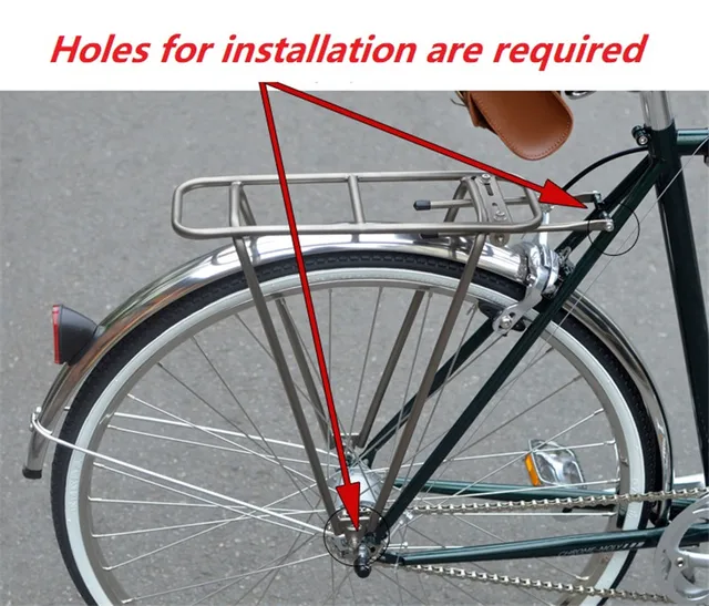 700C Road Bike Rear Rack Quick Release Luggage Seat Post, 56% OFF