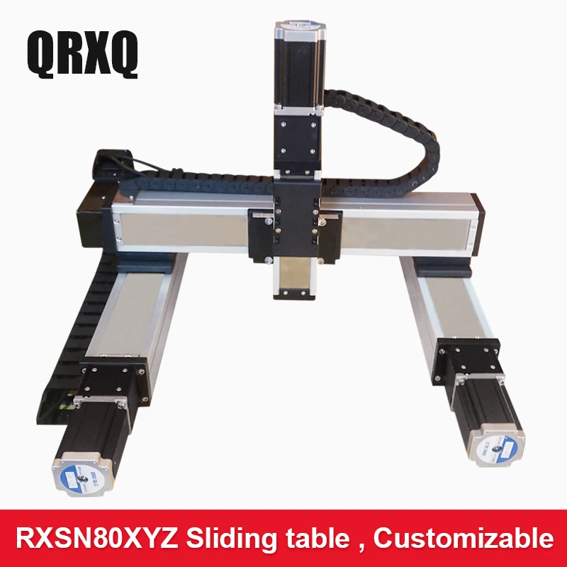 Rxs80xyz-l Xyz Stage Ball Screw Cnc Linear Module Guide Rail Motion ...