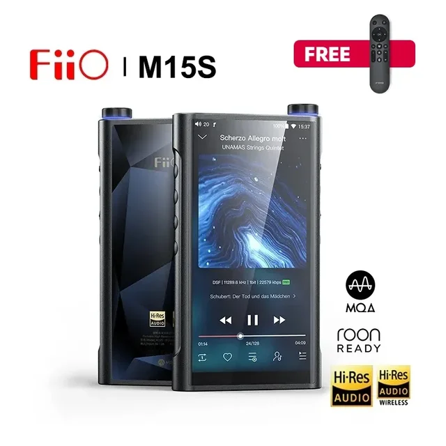 FiiO M15s Portable Hi-Res Lossless Music Player, 12/23/2023