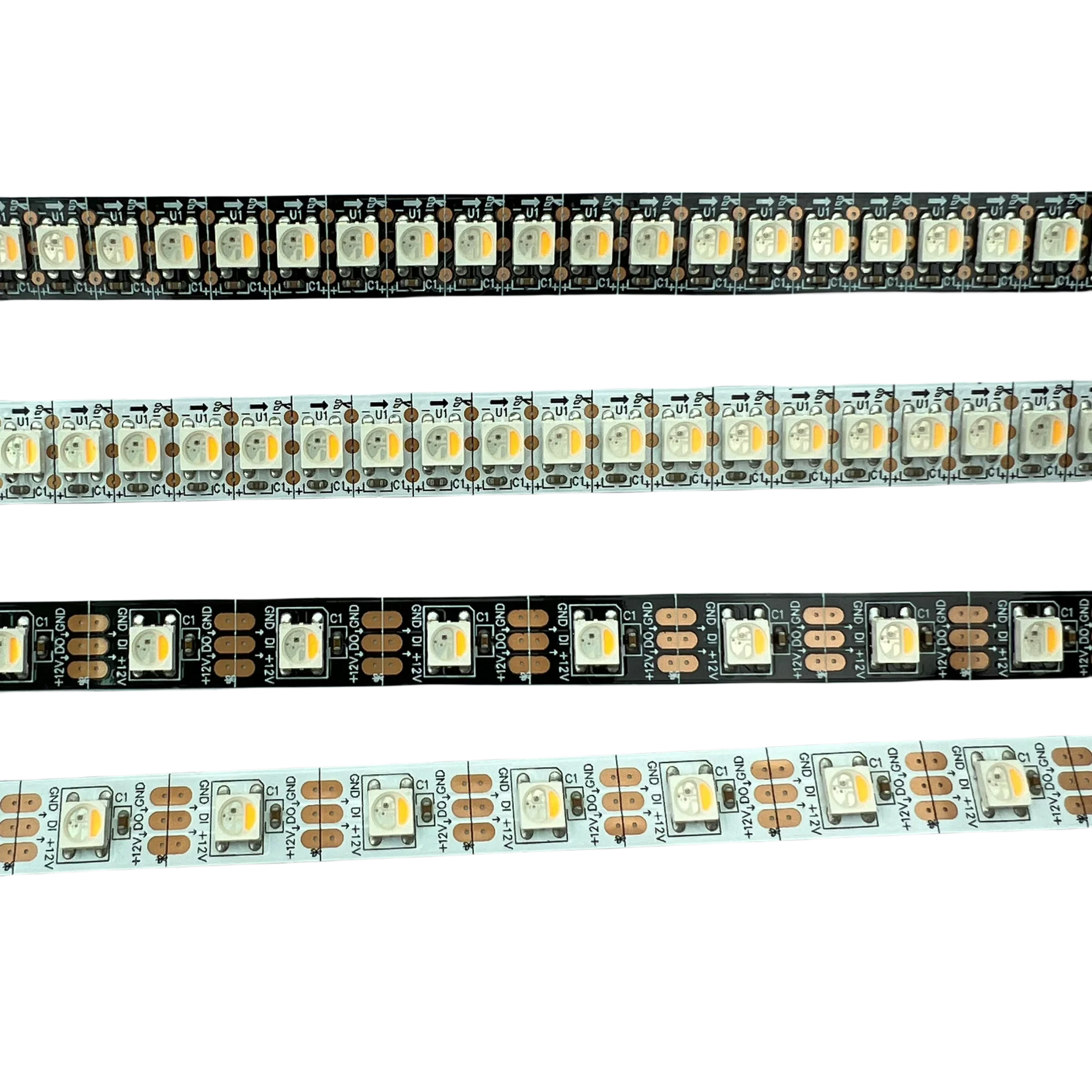 DC12V-Addressable-SK6812-RGBW-LED-Digital-Flexible-Strip-Light-60 ...