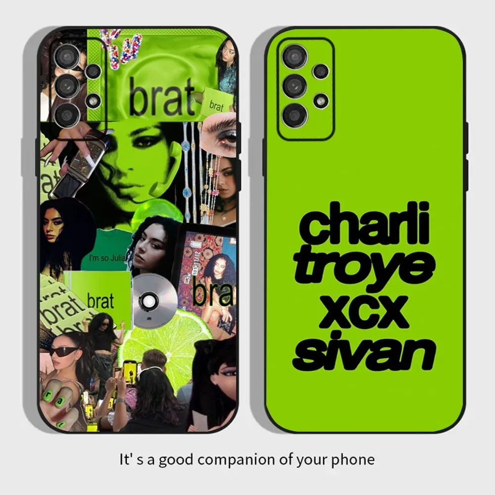 Singer-C-Charli-XCX-Brat-Phone-Case-For-Samsung-Galaxy-A13-A21s-A22-A31 ...