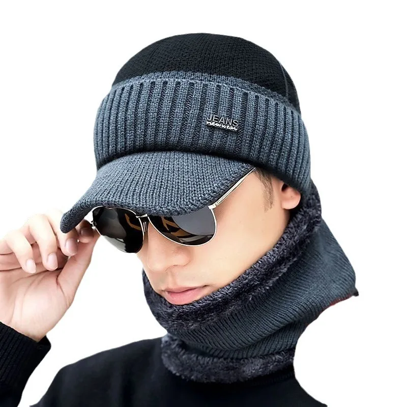 Gorro-de-gorro-forrado-com-pele-unisex-com-aba-chap-us-quentes-de ...