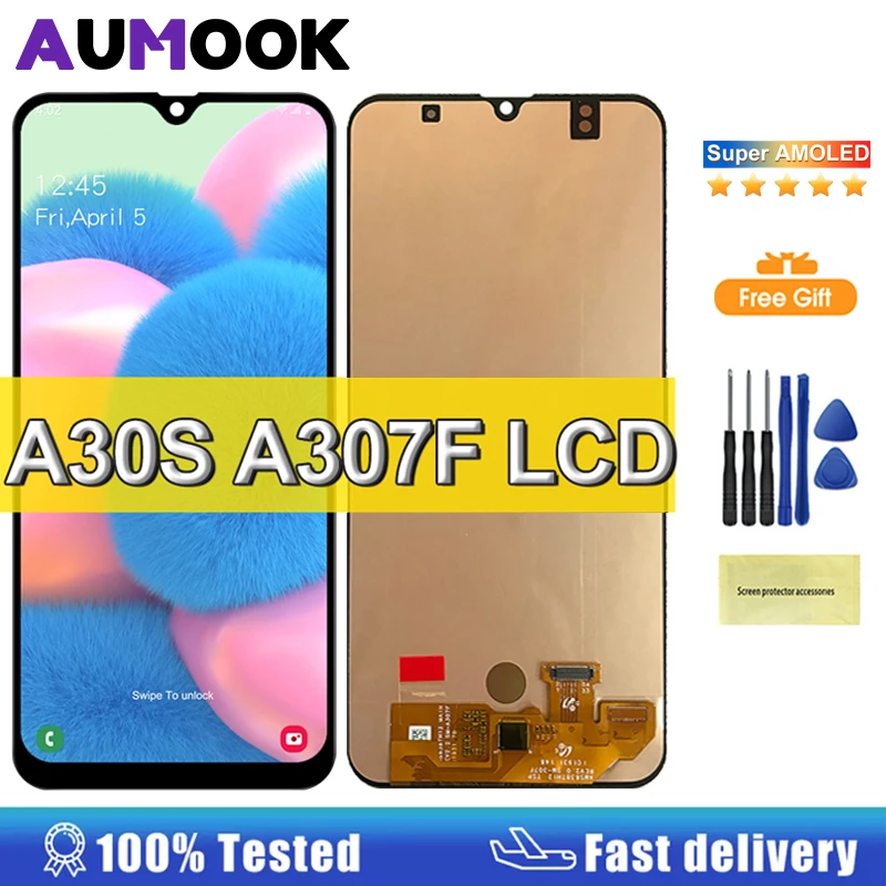 AMOLED-Display-For-Samsung-Galaxy-A30s-A307F-A307FN-LCD-Display-Touch ...