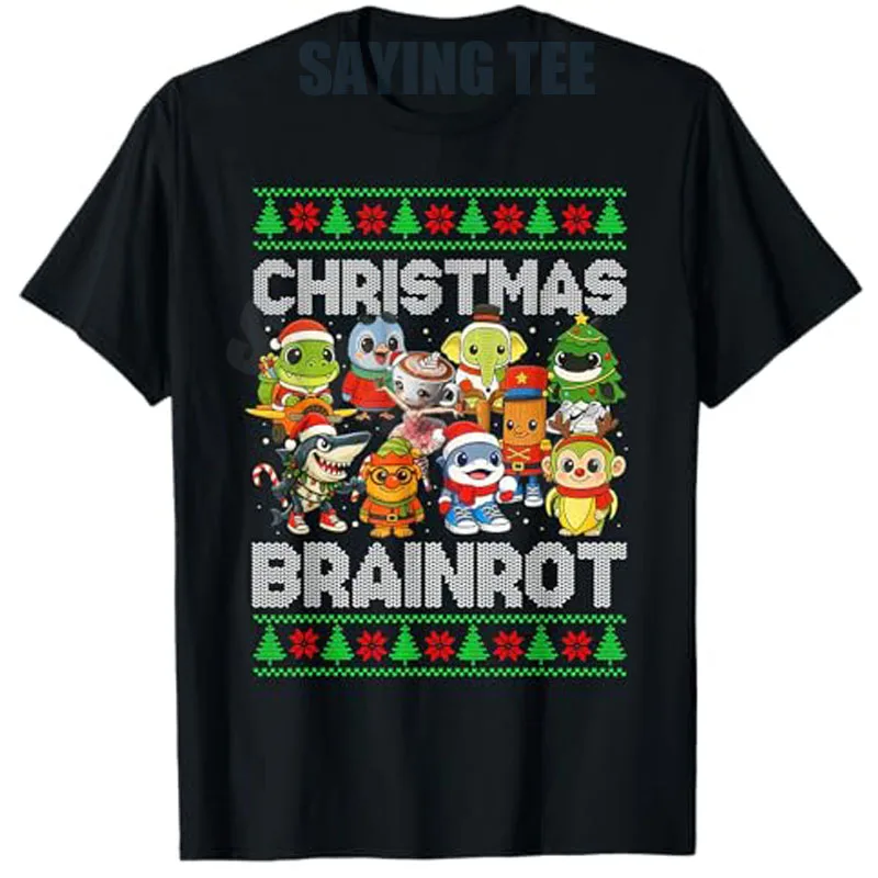 Funny Christmas Italian Brain Rot Italian Brainrot Boy T-Shirt Men's ...