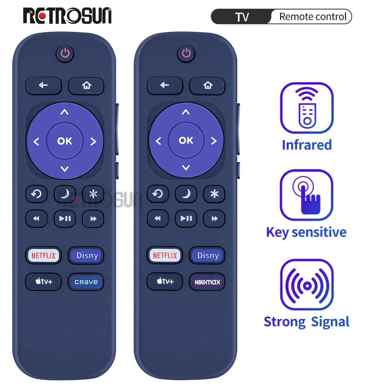 New Remote Control for HISENSE ROKU RC ALIR 3226001265 3226001217 ...