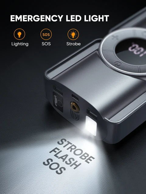 Buture 4-in-1 Starthilfe mit 150psi Pumpe und Luftkompressor – 20000mAh ...