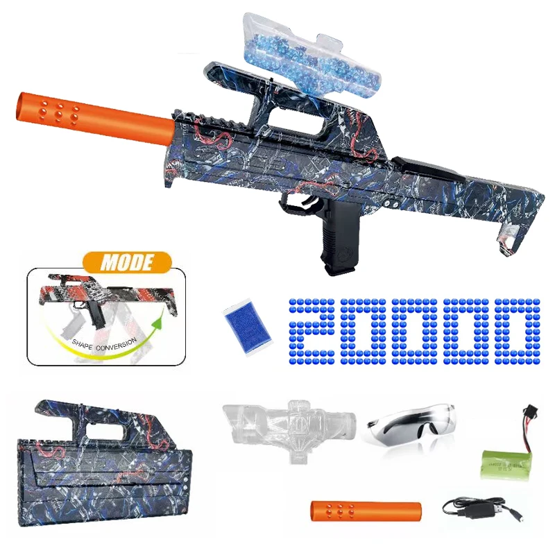 Gel-Gun-Toys-Blaster-Automatic-Splatter-Ball-Gun-Electric-FMG9-Splat ...