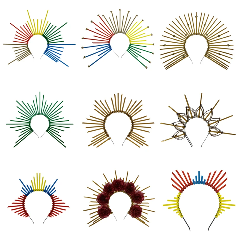 Greek Lolita Halocrown Virgin SunGoddess Baroque Tiara Crown ...