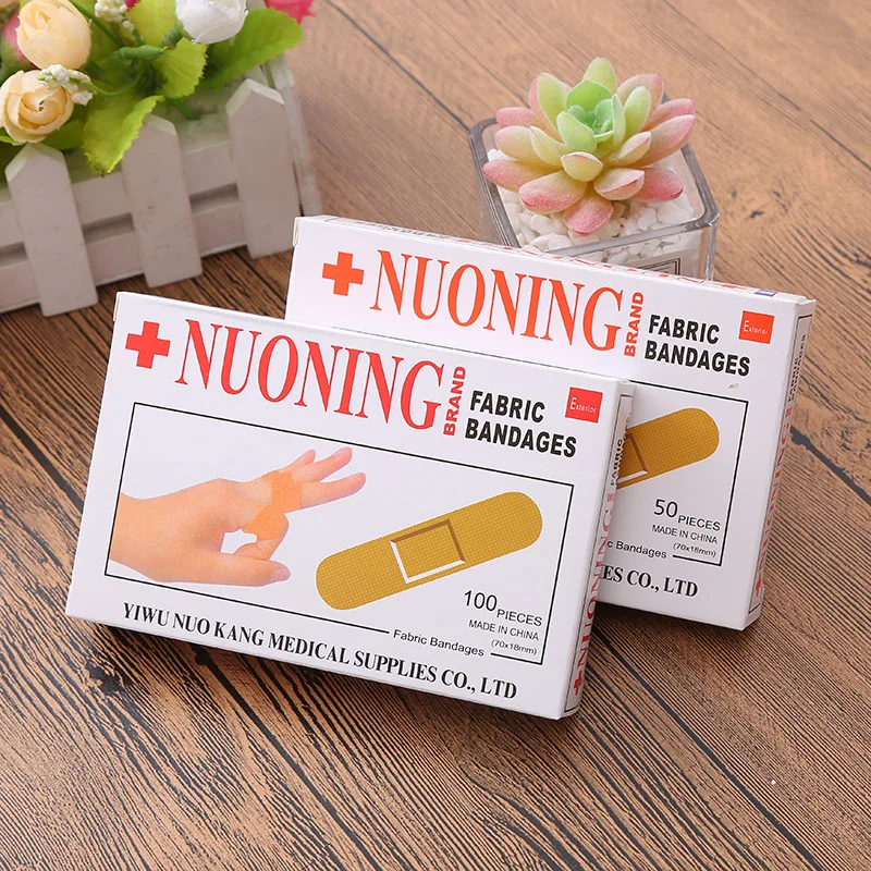 100Pcs-Band-Aids-Adhesive-Bandages-First-Aid-Medical-Supplies-Anti ...