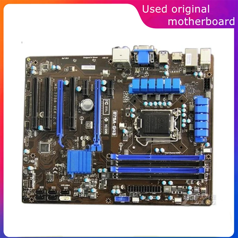 Usado-LGA-1155-Para-Intel-B75-B75A-G43-Computador-USB3-0-SATA3 ...