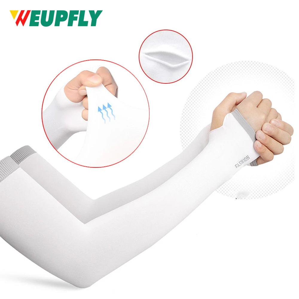 1Pair UV Sun Protection Arm Sleeves for Men Women, UPF 50 Cooling Arm ...