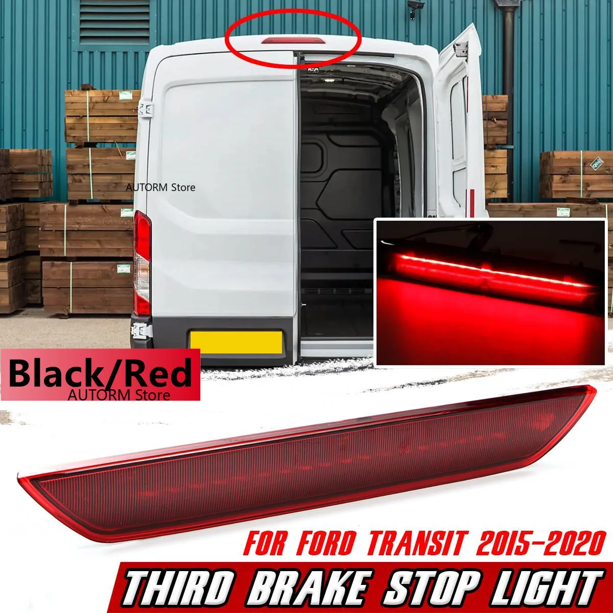 Car-LED-Brake-Light-High-Additional-Third-3rd-Brake-Light-High-Mounted ...
