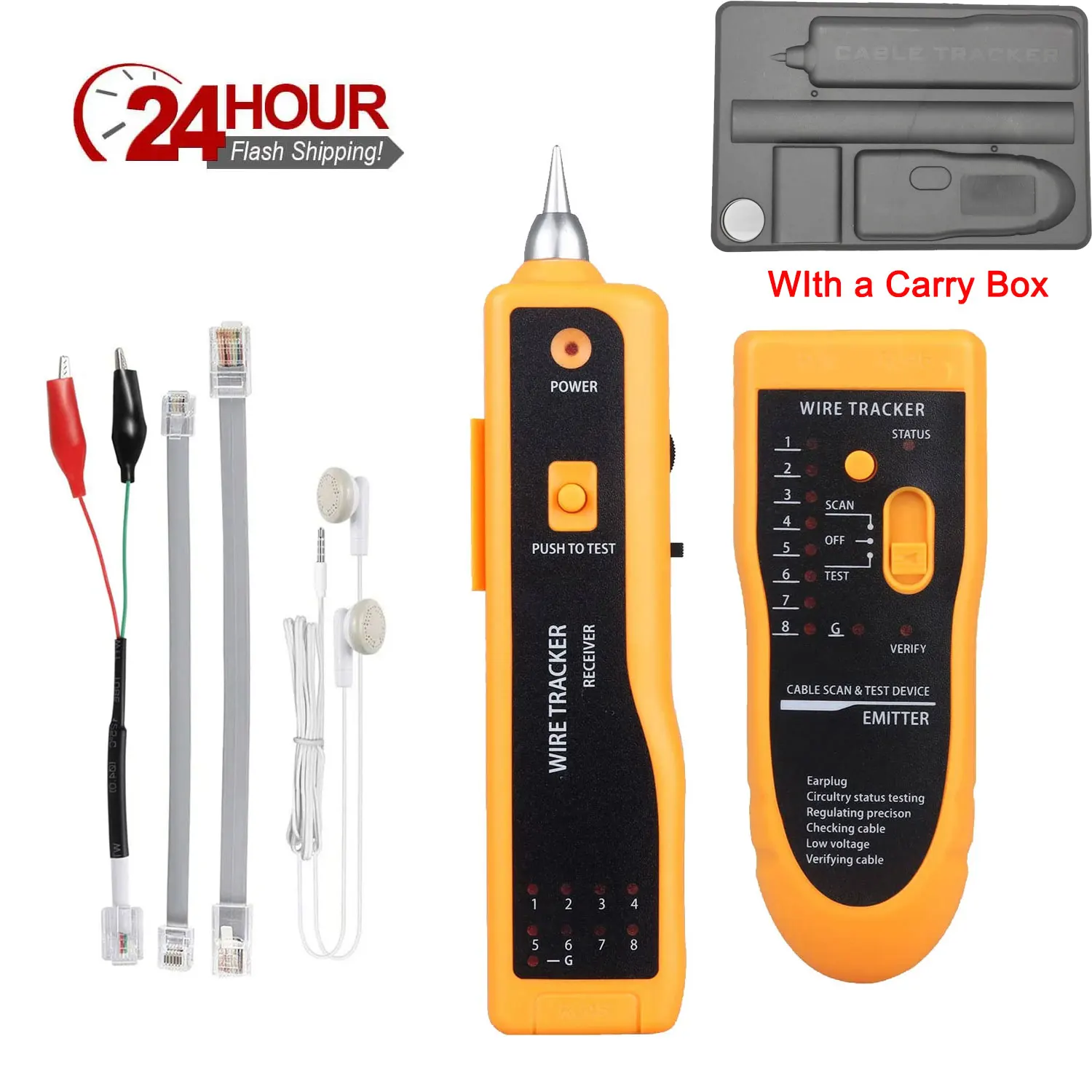 Network-Cable-Tester-RJ11-RJ45-Cable-Tester-for-Telephone-Ethernet ...