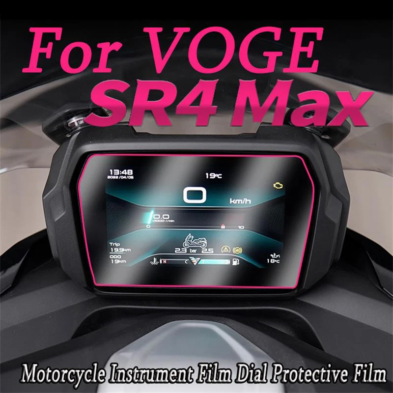 Película protectora de pantalla para motocicleta VOGE SR4 MAX 350 SR4 350, Panel antiarañazos ...